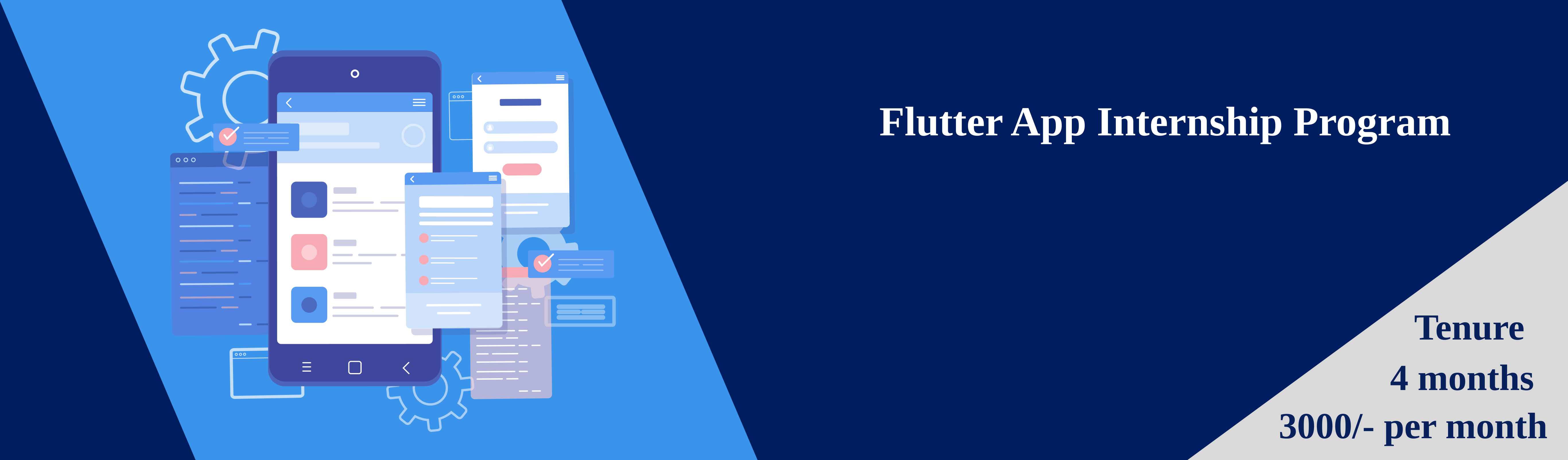 Flutter App Development Internship program in Kakinada, Andhra Pradesh